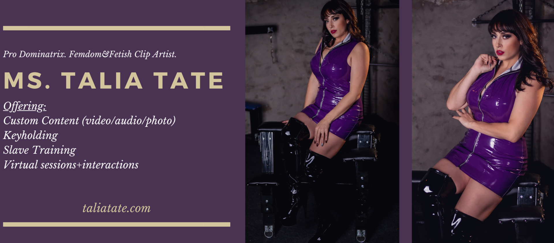Ms Talia Tate Feature Interview Domme Addiction